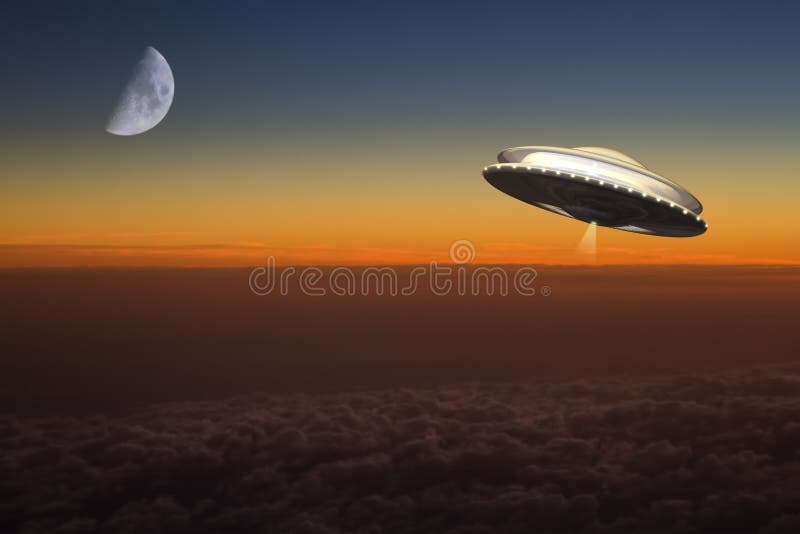 Alien space scene stock illustration. Illustration of star - 67815277