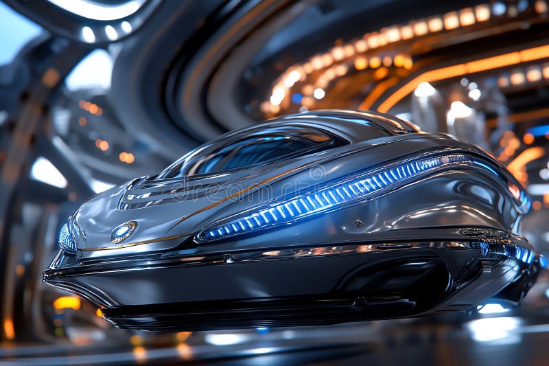 An Alien Spacecraft Visiting a Human Space Station, with Both Human and ...