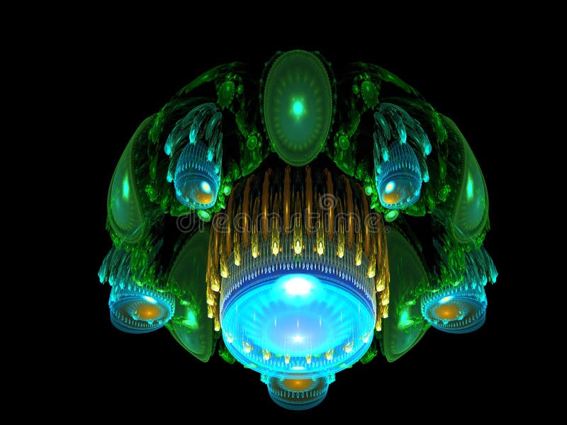 Alien Spaceship Landing stock illustration. Illustration of alien - 5564142