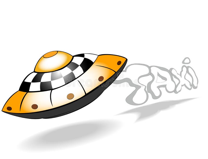 Alien Space Ship Clip Art