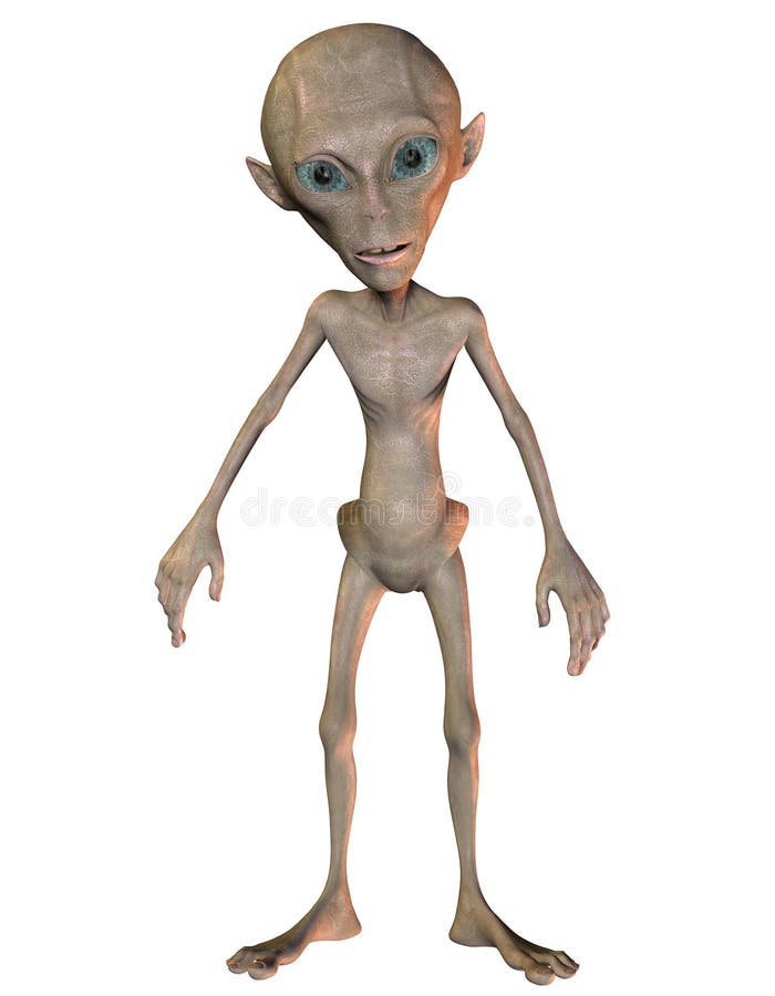 Alien Standing Royalty Free Stock Photos - Image: 27025458