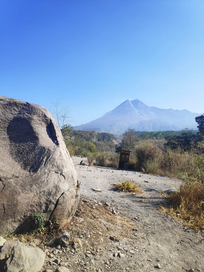 Alien Stone in Merapi& X27;s Mountain Stock Photo - Image of sculpture ...