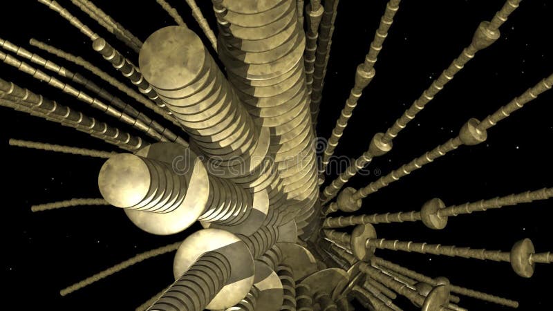 Alien Structure Animation stock video footage. Video of form - 37684631