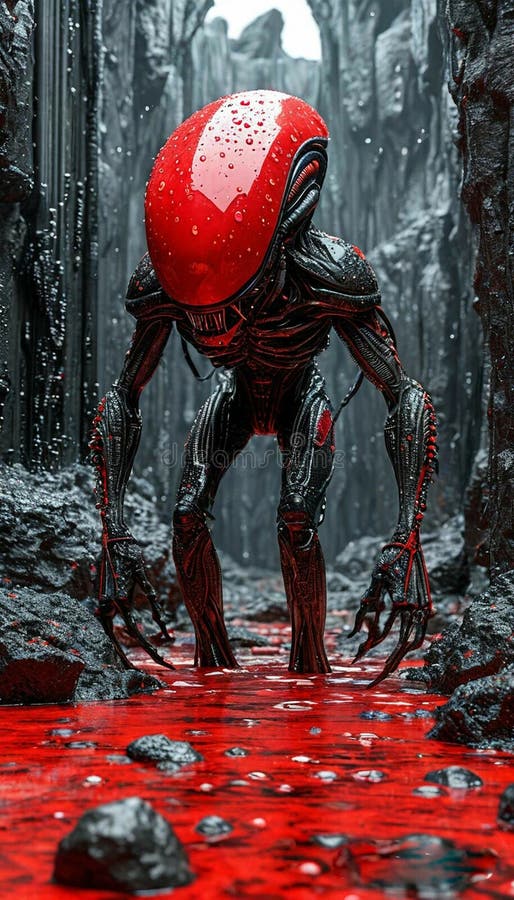 Alien stock illustration. Illustration of mythology - 349720636