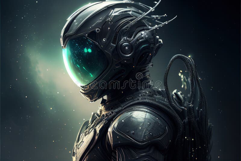 Alien in a Suit. 3D Rendering Stock Illustration - Illustration of ...