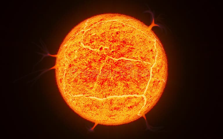 Alien sun. stock illustration. Illustration of light - 51601765