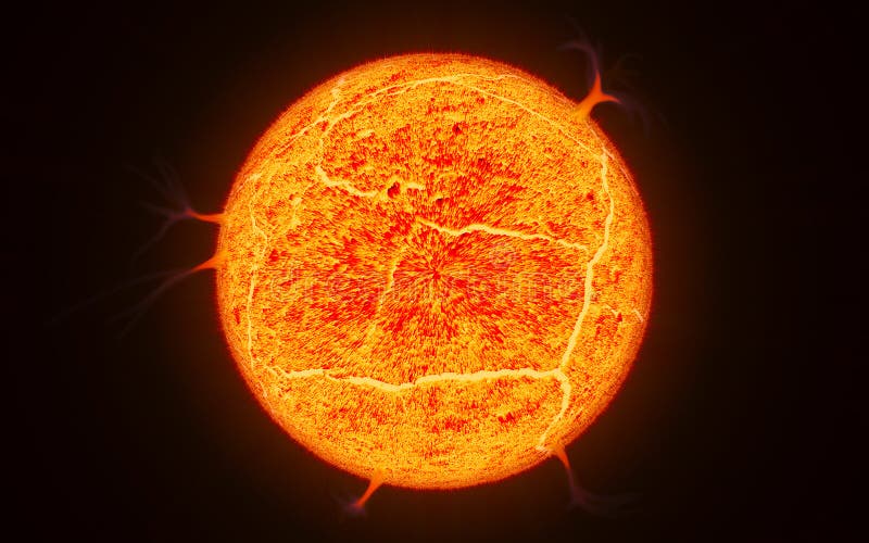 Alien sun. stock illustration. Illustration of design - 51625400