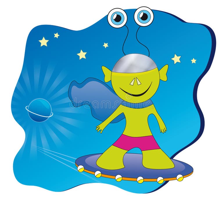 Alien Surfing Stock Illustrations – 142 Alien Surfing Stock ...