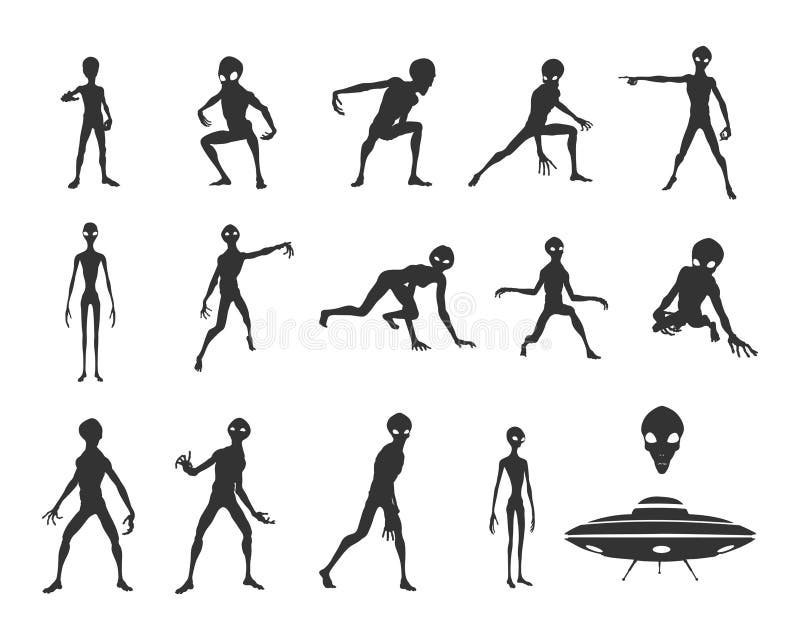 Alien SVG Cut File, Alien Silhouette, Alien Face Svg, Alien Space ...