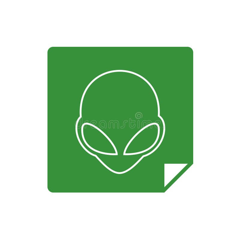 Alien symbol design stock vector. Illustration of alien - 132920987