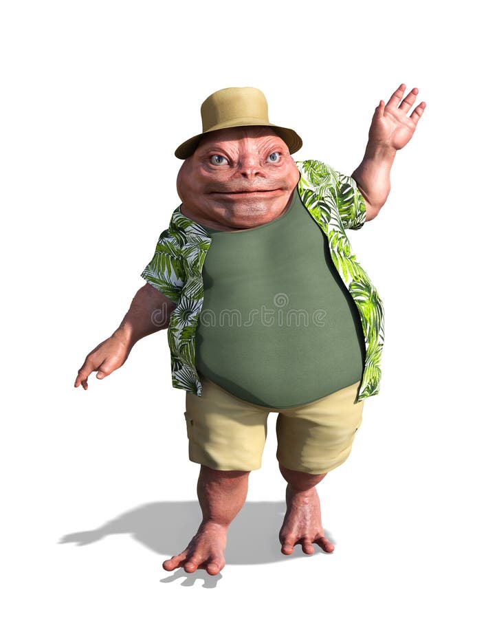 Alien Tourist stock illustration. Illustration of isolated - 236919350