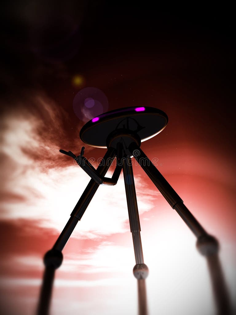 Alien Tripod Stock Illustrations – 70 Alien Tripod Stock Illustrations ...