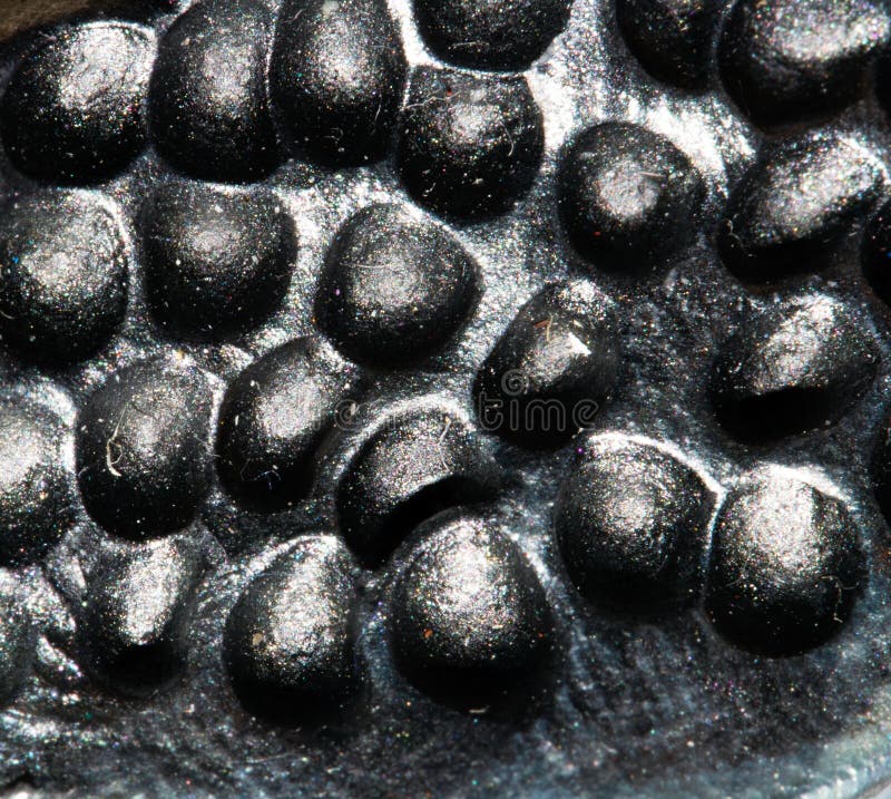 Alien Trypophobia Holes in a Shiny Sci-fi Close Up Background Stock ...