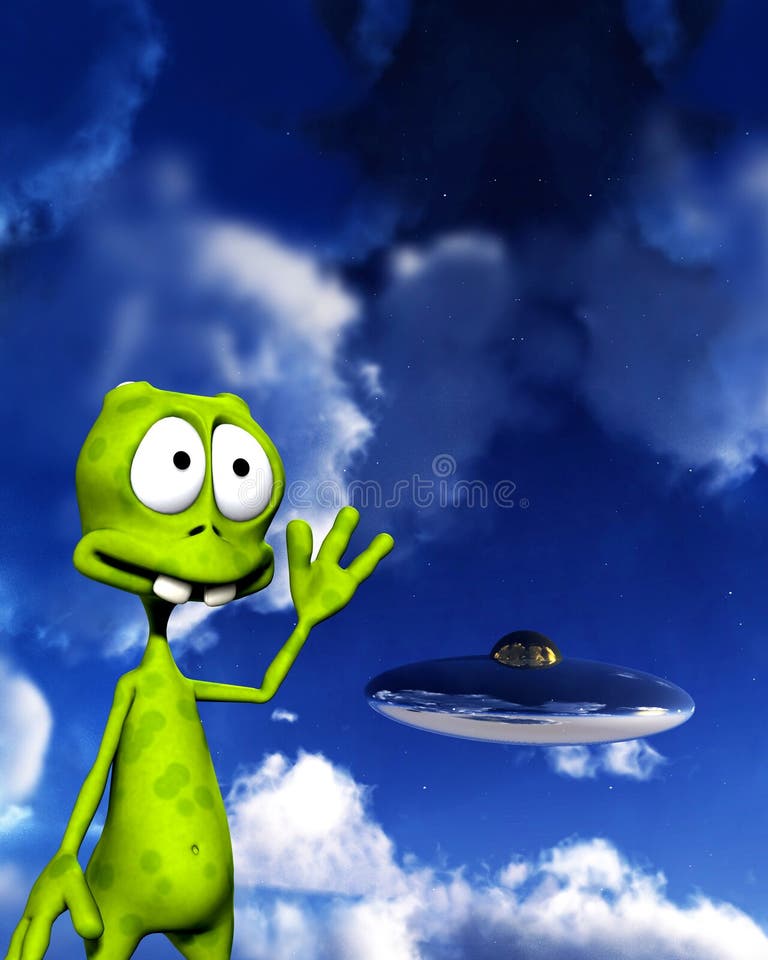 Alien Waving Stock Illustrations – 3,935 Alien Waving Stock ...