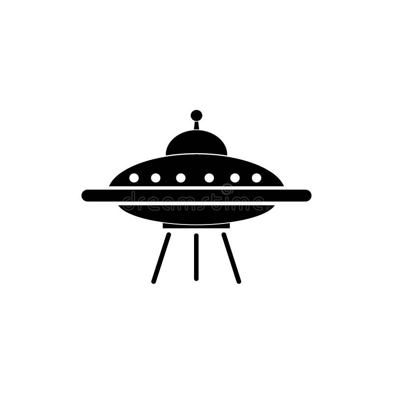 Alien UFOs Icon Logo Vector Stock Illustration - Illustration of ...