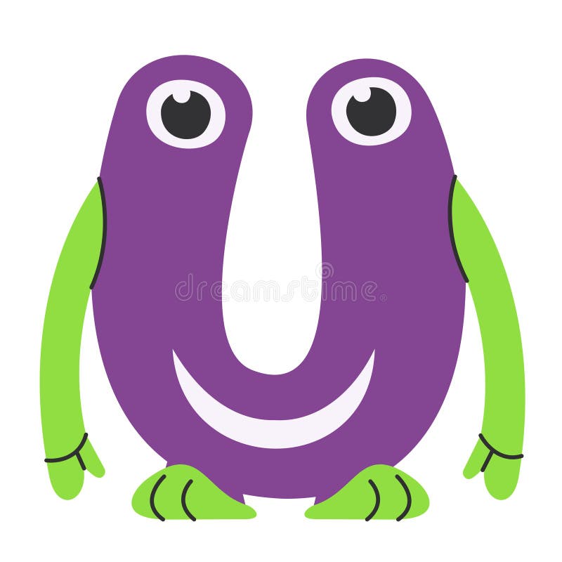 Alien with unusual shape. stock vector. Illustration of vector - 267876014