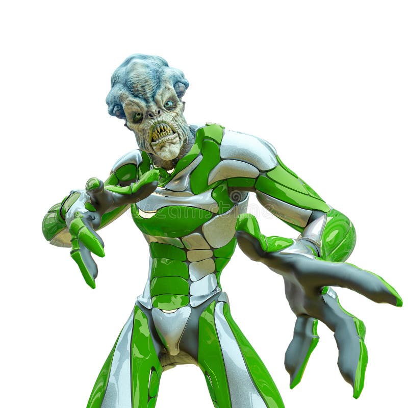 Alien warrior hip hop pose stock illustration. Illustration of invaders ...