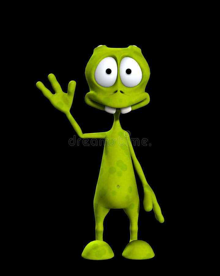 Alien Wave 5 stock illustration. Illustration of figure - 3474567