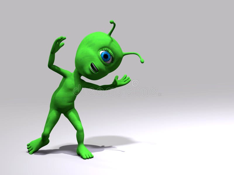 Alien - welcome stock illustration. Illustration of color - 36551847