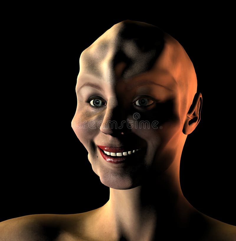 Alien Head Picture. Image: 3709690