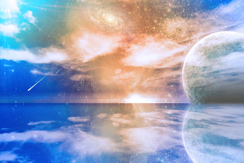 Alien world stock illustration. Illustration of background - 104148586