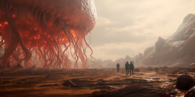Aliens Exploring an Unexplored Landscape Using Their Unique Abilities ...