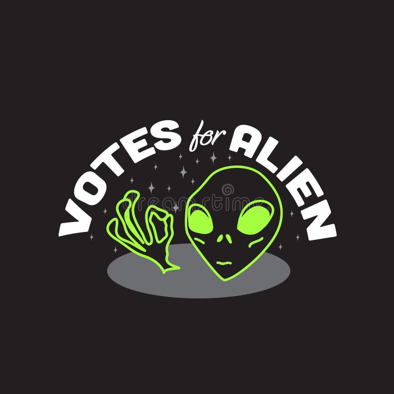 Aliens Quotes And Slogan Good For T Shirt Stay Weird Stock