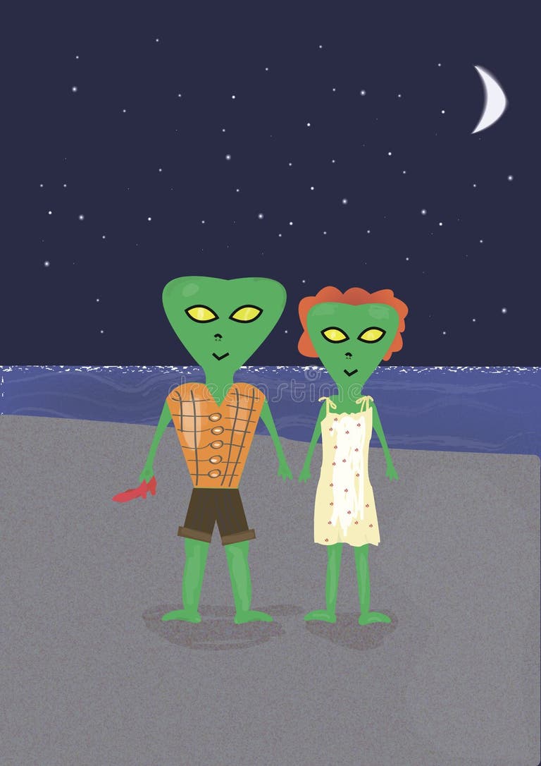 Oceanfront Aliens Stock Illustrations – 1 Oceanfront Aliens Stock ...