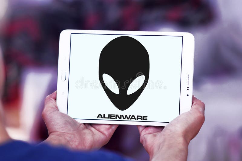 Alienware logo editorial photo. Image of brands, online - 97058126