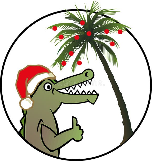 Santa Alligator Stock Illustrations – 99 Santa Alligator Stock ...