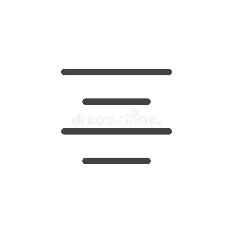Align Center Icon Set. Text Font Typography Center Align Vector Symbol ... Align Center Icon Set. Text Font Typography Center Align Vector Symbol ...
