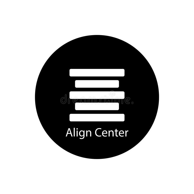 Align icon vector stock vector. Illustration of editor - 287651305