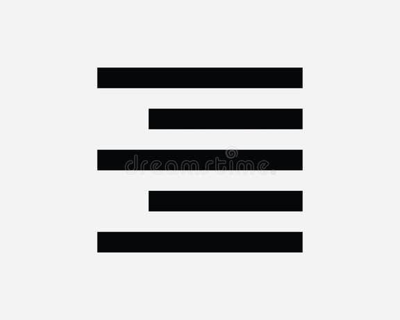 Align Right Icon. Word Document Text Edit Paragraph Page Alignment Grid ...