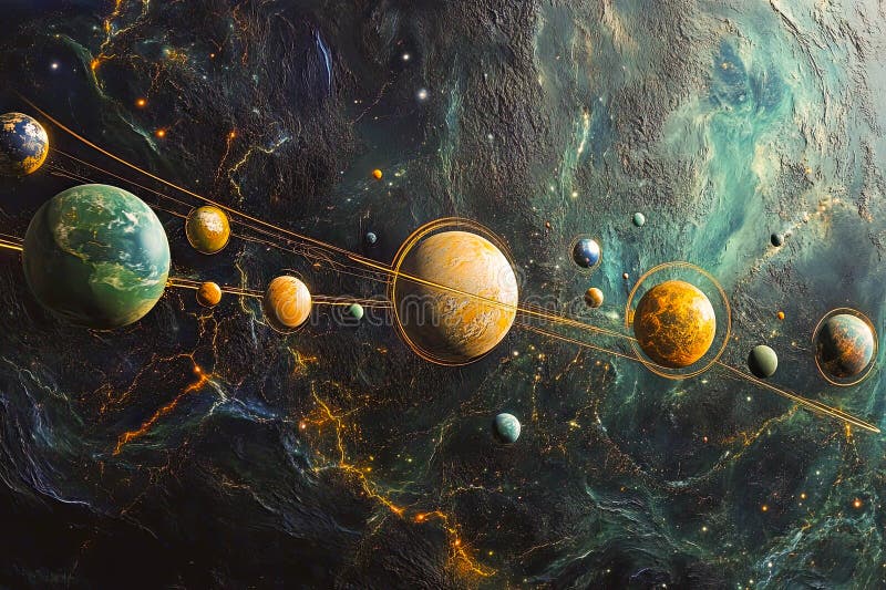 Aligning Celestial Bodies Create a Stunning Display of Cosmic Harmony ...