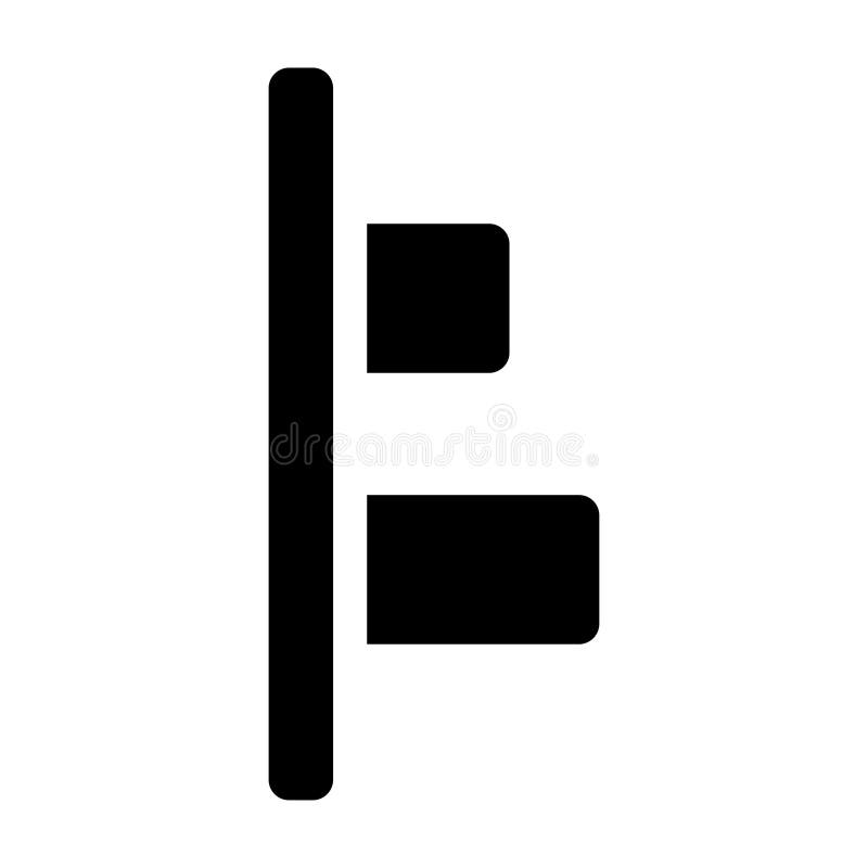Alignment Arrow Direction Icon Stock Vector - Illustration of ...