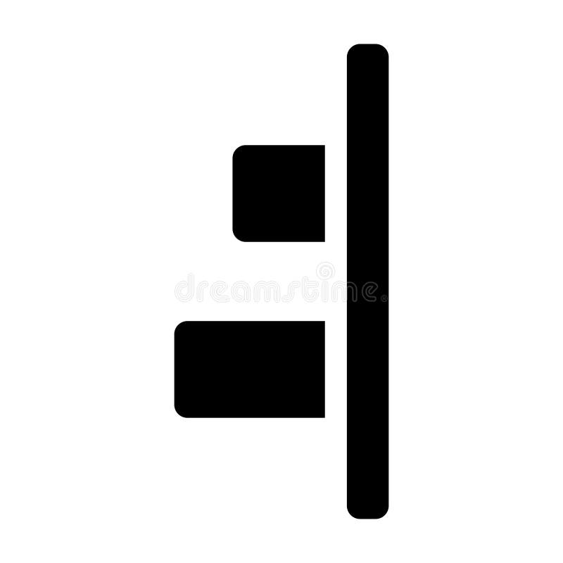 Alignment Arrow Direction Icon Stock Vector - Illustration of graphic ...