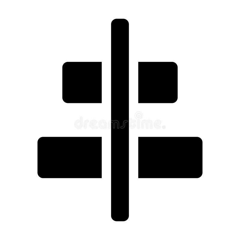 Alignment Arrow Direction Icon Stock Vector - Illustration of center ...