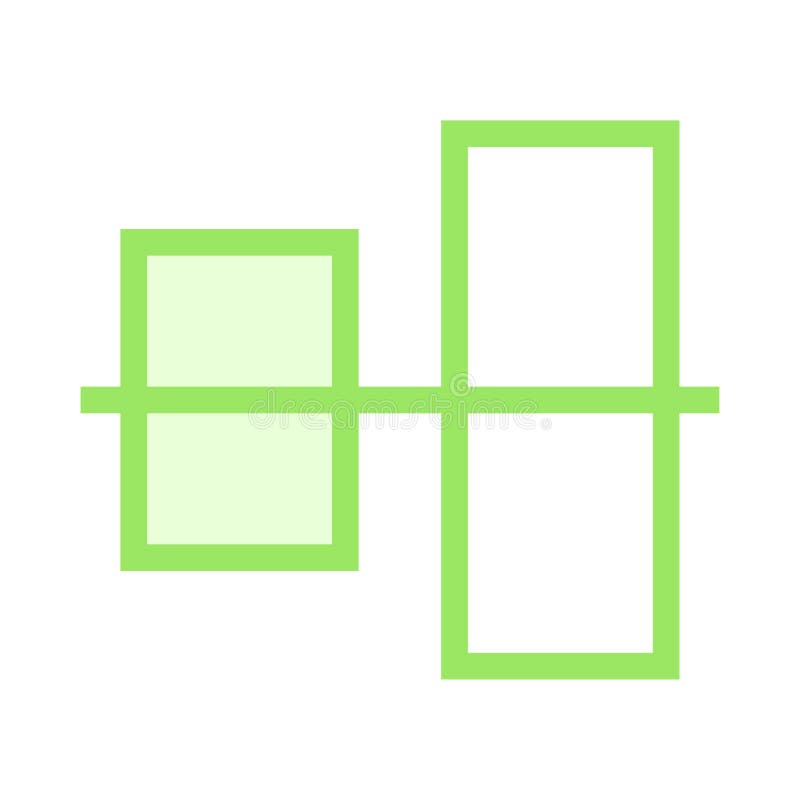 Alignment color line icon stock illustration. Illustration of format ...