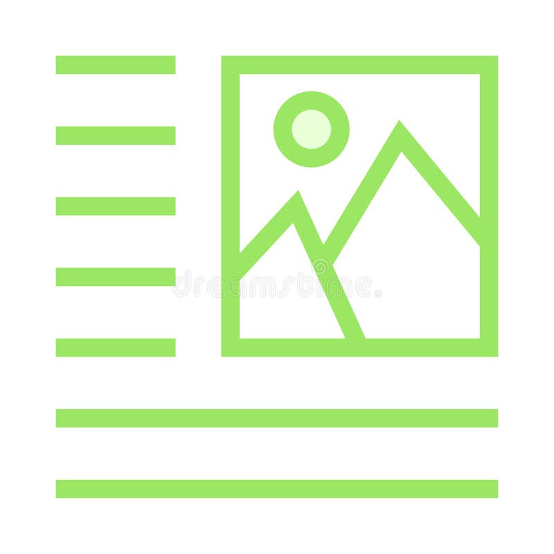 Alignment color line icon stock illustration. Illustration of ...