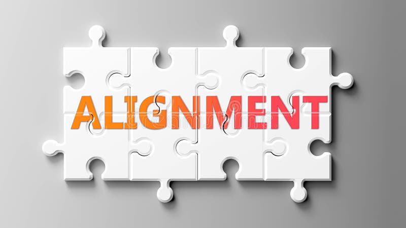 Alignment Complex Like a Puzzle - Pictured As Word Alignment on a ...