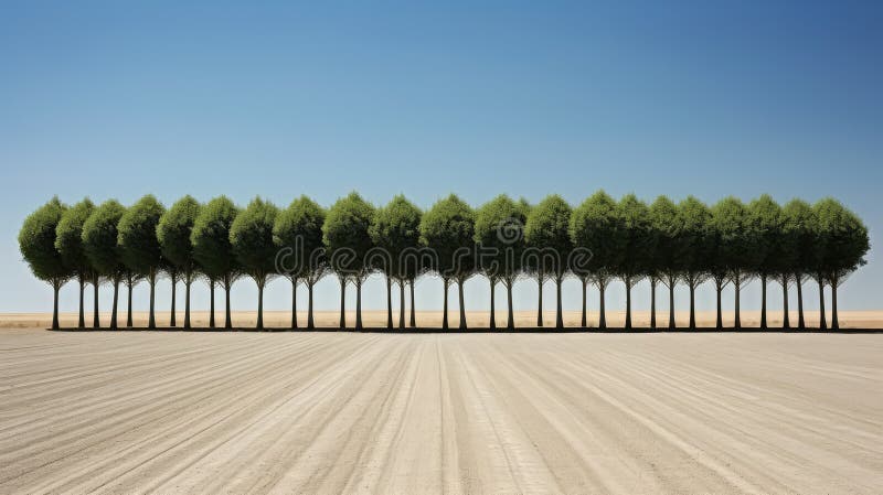 Alignment geometric tree stock illustration. Illustration of uniformity ...