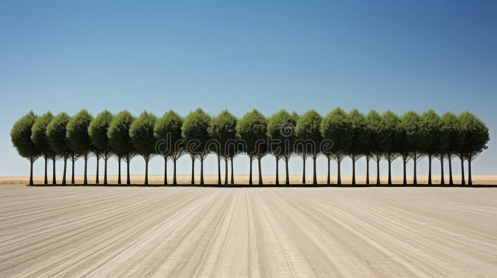 Alignment geometric tree stock illustration. Illustration of uniformity ...