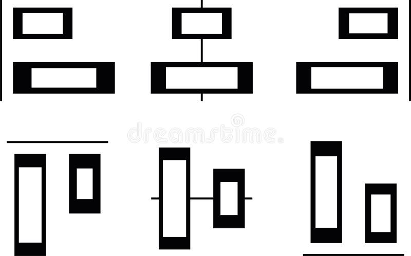 Alignment icons 2 stock vector. Illustration of alignment - 194990171