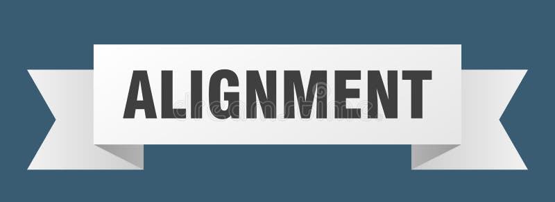 Alignment Banner Template. Alignment Ribbon Label. Stock Vector ... Alignment Banner Template. Alignment Ribbon Label. Stock Vector ...
