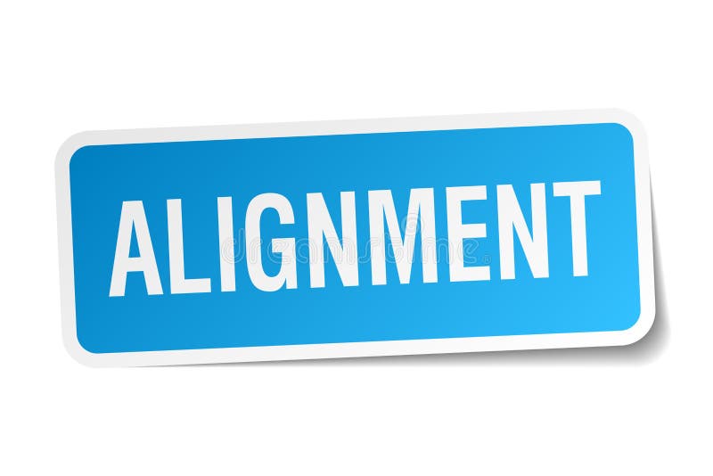 Alignment square sticker stock vector. Illustration of sign - 95266416