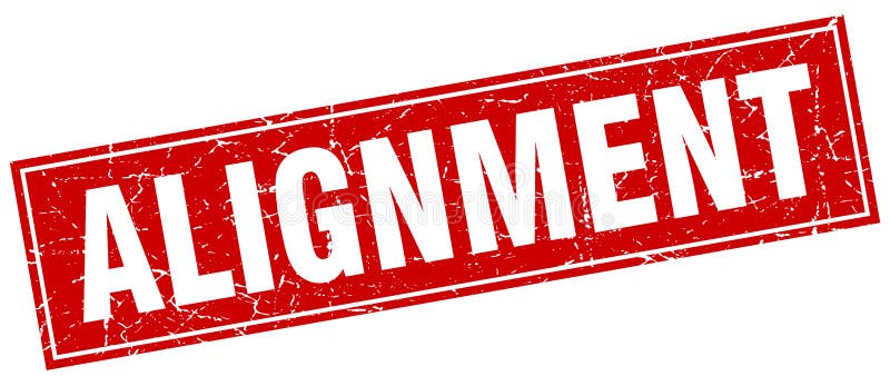 Alignment stamp stock vector. Illustration of stamp - 125211648