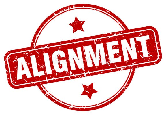 Alignment Stamp. Alignment Round Grunge Sign Stock Vector ...