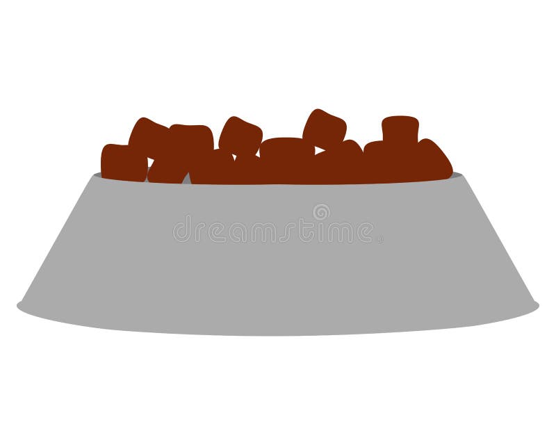 Alimentation de chien illustration stock. Illustration du alimenter ...