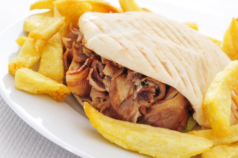 Alimento Del Turco De Doner Kebab Imagen de archivo - Imagen de nita ...
