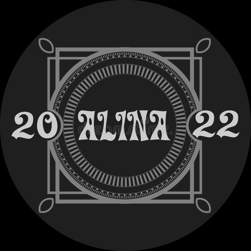 Name Alina Stock Illustrations – 39 Name Alina Stock Illustrations ...